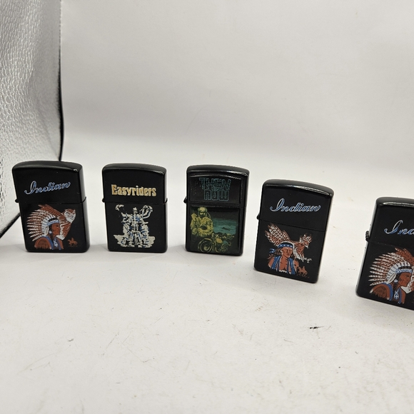 PII | Other | 5 Lighters Pii Pii Vintage Indian Then Now Easyriders ...